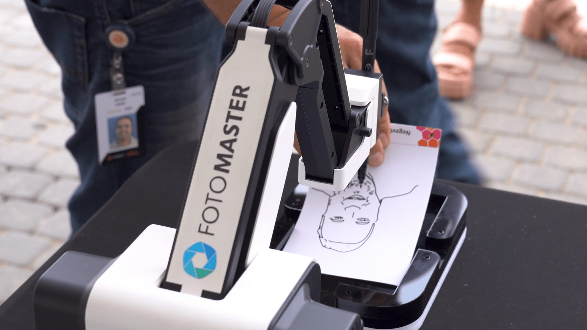 Draw Me Bot at Events: A Corporate Event