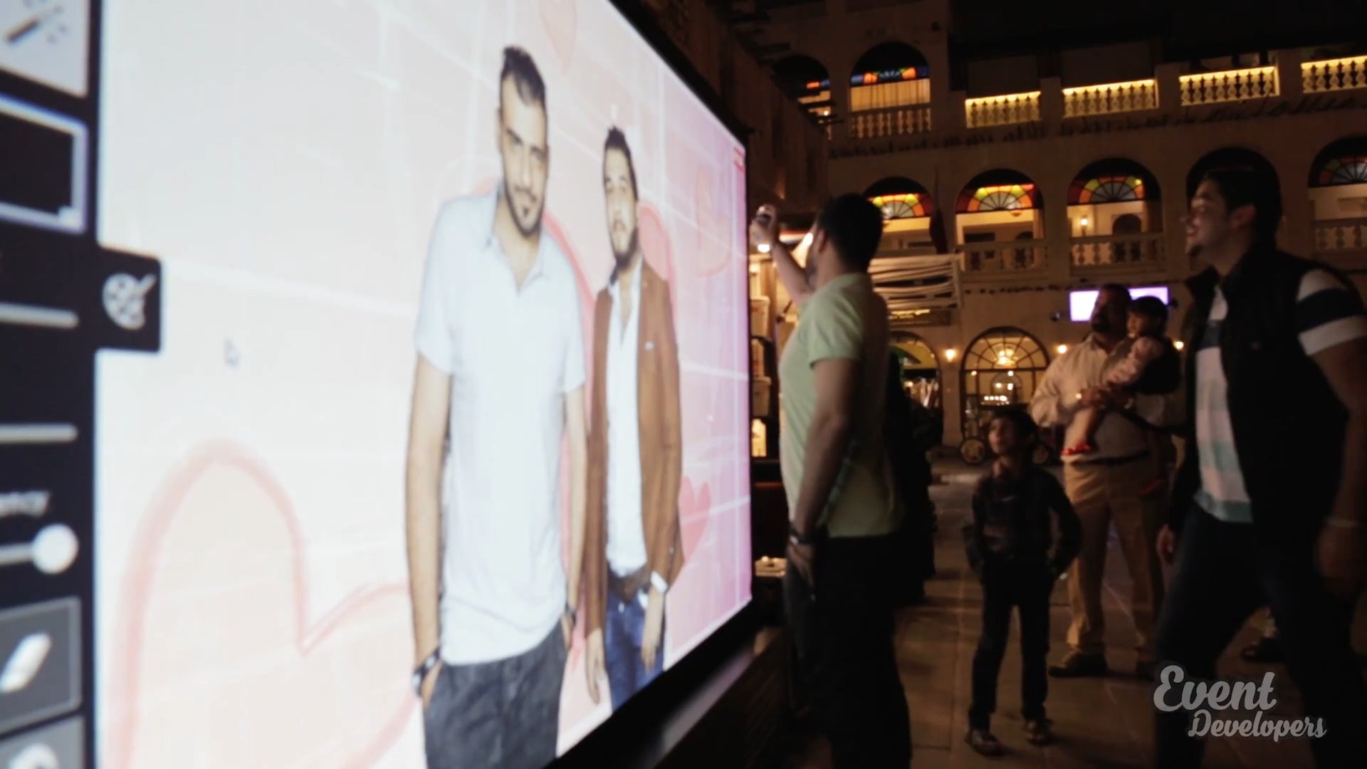 Digital Graffiti Wall - Ajyal Film Festival 2016 - Doha, Qatar