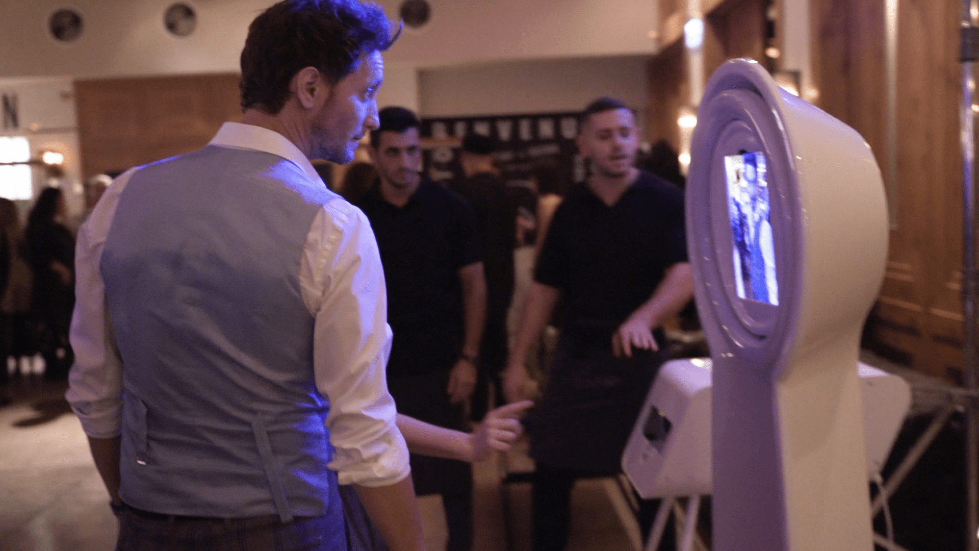 Pylon iPad Booth at Events: New Year's Party