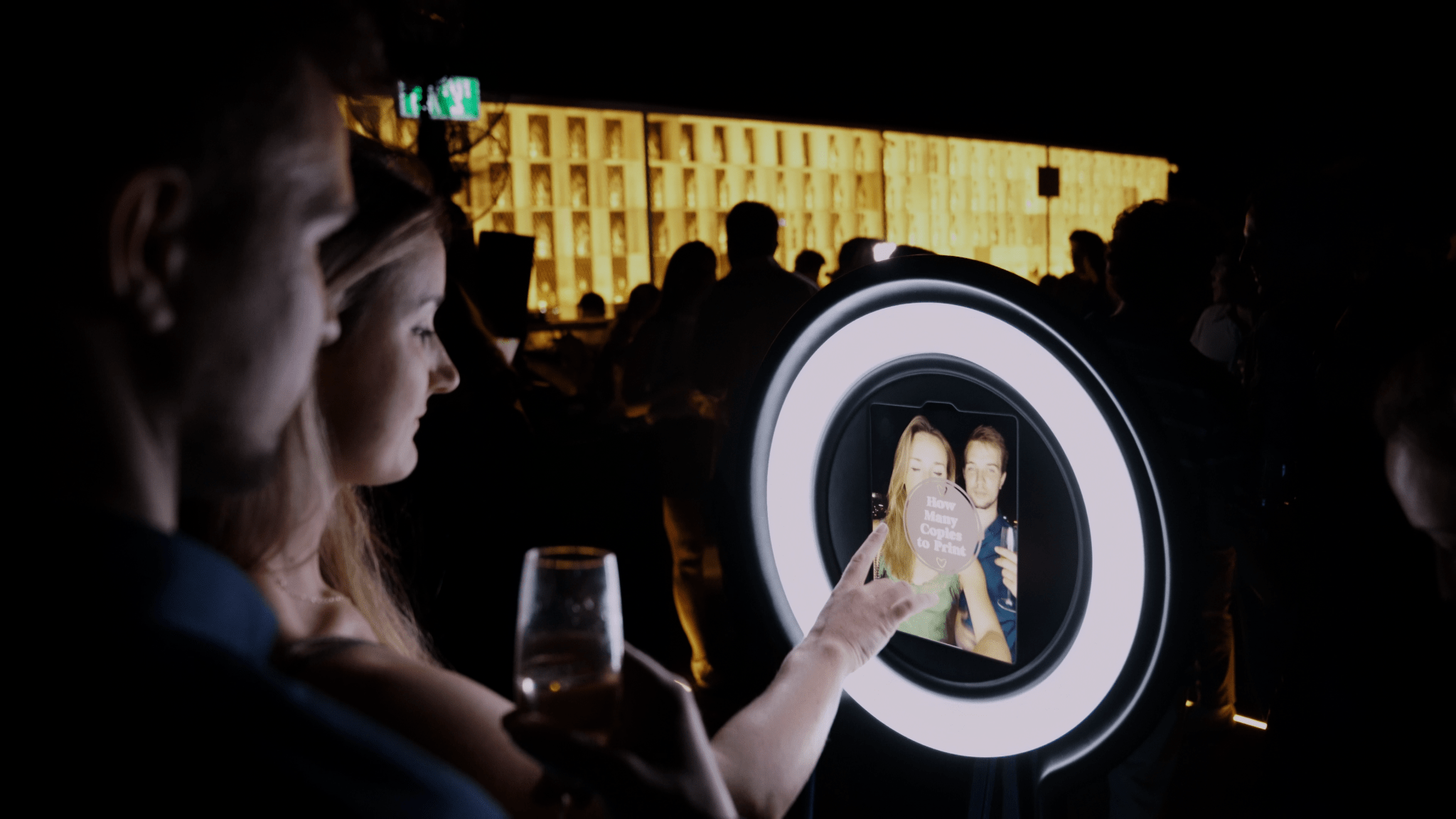 Pylon iPad Booth at Events: A Bar Party